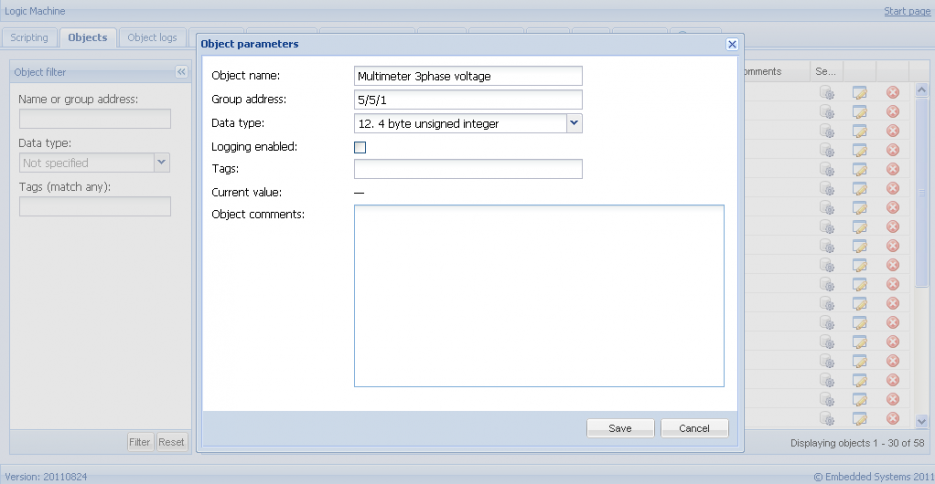 Write Modbus Rtu Multimeter Values To Knxeib Bus Group Addresses Logic Machine Platform For